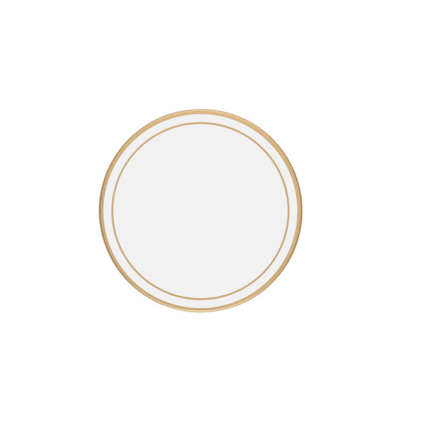 White Screened Round Coasters – Lady Clare Ltd